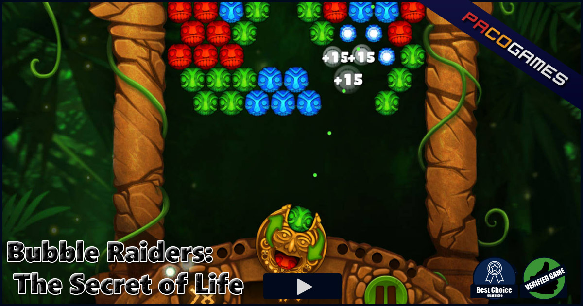 Bubble Raiders The Secret of Life Play the Game for Free on PacoGames