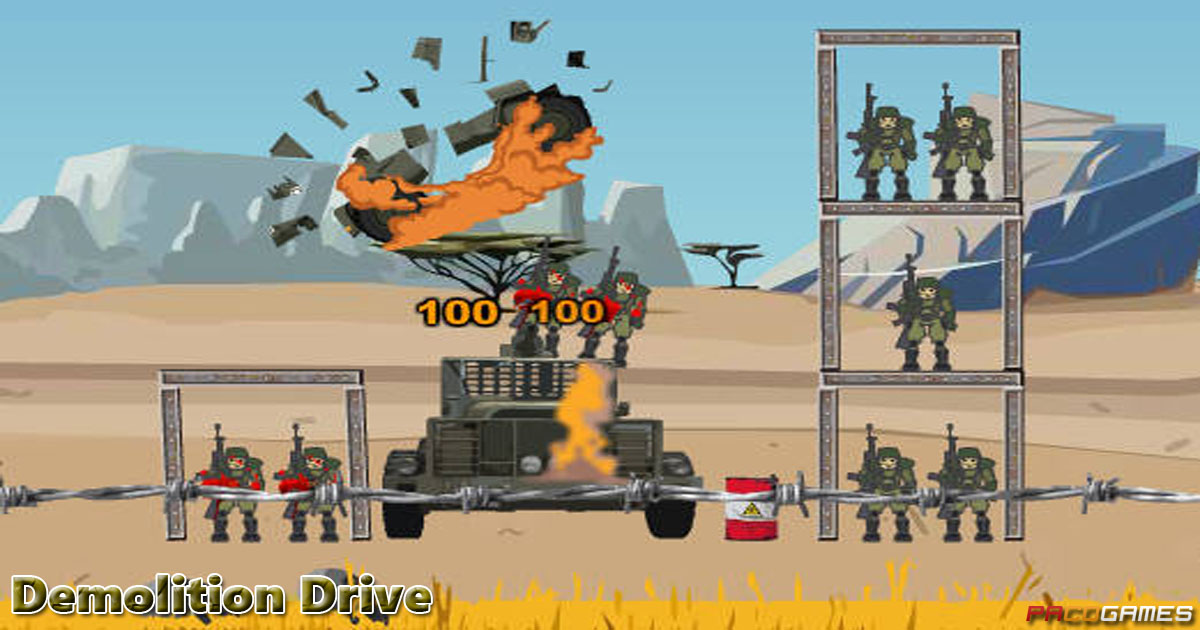 Demolition Drive - Juega gratis en PacoGames.com!