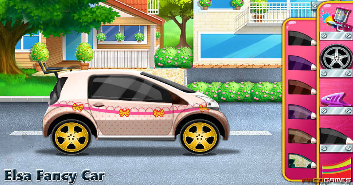 Elsa Fancy Car - Jouer gratuitement à PacoGames.com!