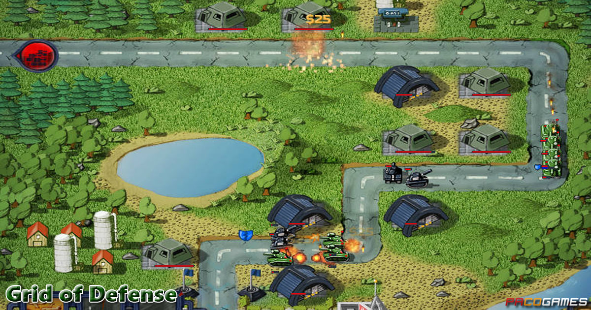 Grid of Defense | Play the Game for Free on PacoGames