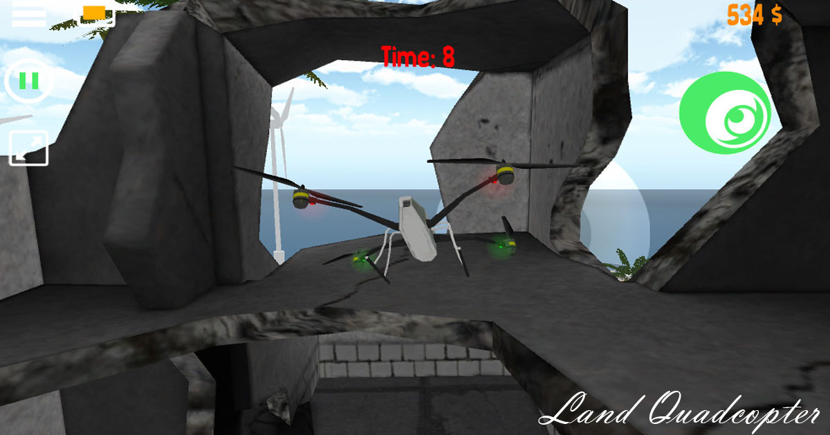 Land Quadcopter | Play the Game for Free on PacoGames