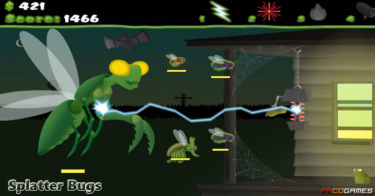 Splatter Bugs | Play the Game for Free on PacoGames
