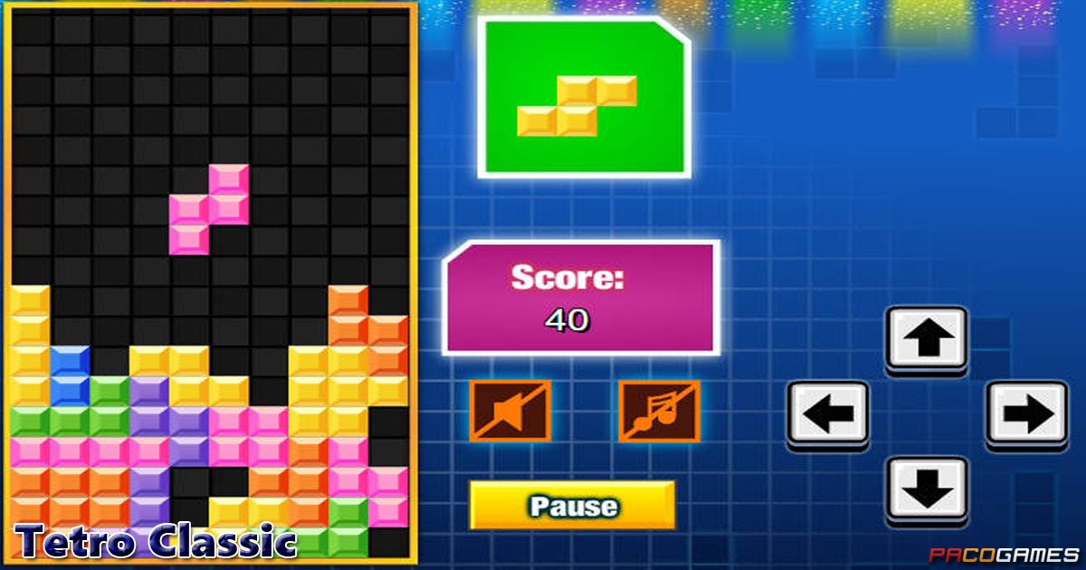Tetro Classic - Juega gratis en PacoGames.com!