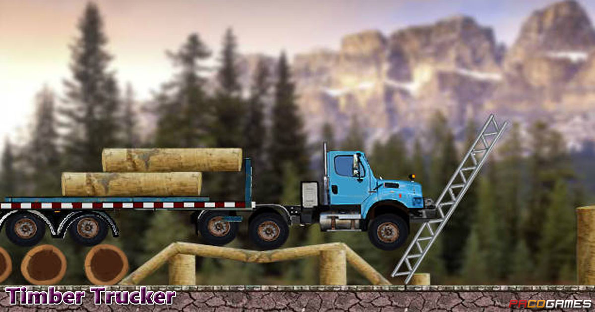 Timber Trucker - Juega gratis en PacoGames.com!